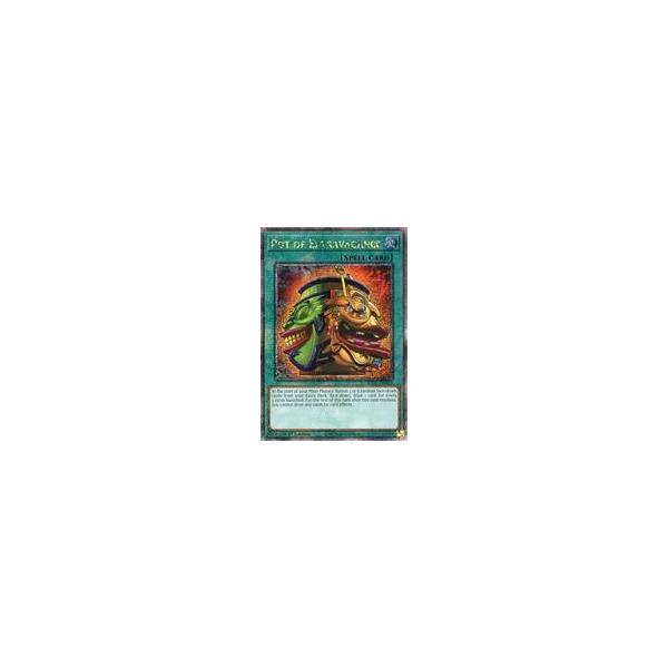商品名：中古遊戯王 RA01-EN059[QCSE]：Pot of Extravagance/強欲で金満な壺遊戯王/QCSE/魔法/英語版/25th Anniversary Rarity Collection分類：魔法/レア度：QCSEシリ...