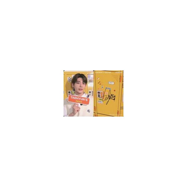 商品名：中古コレクションカード(男性) TOMORROW X TOGETHER/テヒョン/裏面印刷サイン入り/「TOMORROW X TOGETHER × 4OIN(FOREUL)」対象商品購入特典トレカコレクションカード(男性)/「TOM...