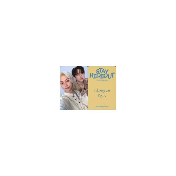 商品名：中古コレクションカード(男性) Stray Kids/チャンビン(Changbin)・フィリックス(Felix)/裏面黄・印刷サイン入り/「Stray Kids Official Fanclub STAY 4th Generatio...