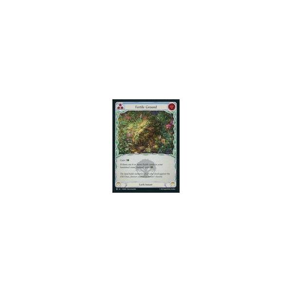 商品名：中古Flesh and Blood ROS069[C]：(Rainbow Foil)Fertile Ground (3)/肥沃な土地 (3)Flesh and Blood/C/Earth/英語版/Rosetta分類：Earth/レア...