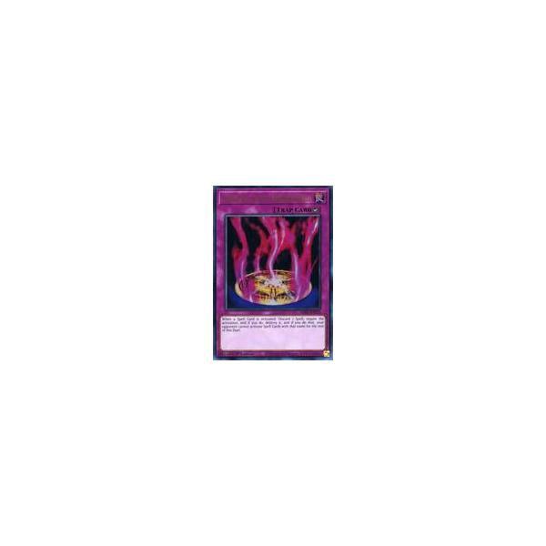 商品名：中古遊戯王 RA03-EN076[UR]：Cursed Seal of the Forbidden Spell/封魔の呪印遊戯王/UR/罠/英語版/Quarter Century Bonanza分類：罠/レア度：URシリーズ：英語版...