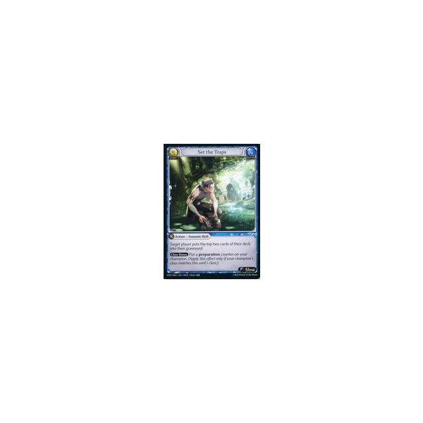 商品名：中古Grand Archive DOA Alter ・ EN - 188[C]：Set the TrapsGrand Archive/C/WATER/英語版/Dawn of Ashes Alter Edition分類：WATER/レ...