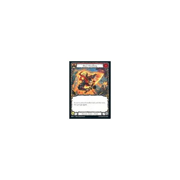 商品名：中古Flesh and Blood CIN008[C]：Blaze Headlong/火速Flesh and Blood/C/Draconic/英語版/The Hunted Blitz Deck - Cindra分類：Draconi...