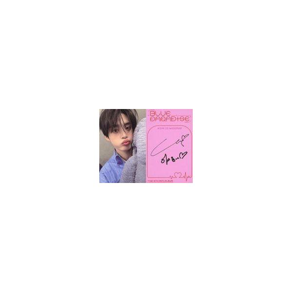 商品名：中古コレクションカード(男性) ZEROBASEONE/キム・ジウン(Kim Ji Woong)/裏面印刷サイン入り/CD「BLUE PARADISE」(Digipack Ver.)封入フォトカードコレクションカード(男性)/CD「...