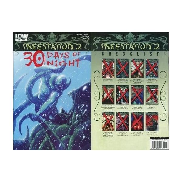 商品名：中古海外コミック ≪アメコミ≫ INFESTATION 2： 30 DAYS OF NIGHT(COVER B) / ドゥエイン・スウィアジンスキー英語版