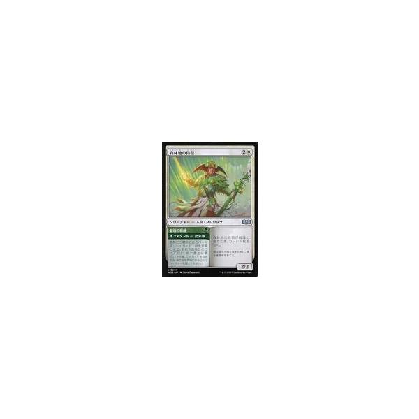 商品名：中古マジックザギャザリング 0241[U]：【WOE】森林地の侍祭/僻境の修繕/Woodland Acolyte/Mend the Wildsマジックザギャザリング/日本語版/U/白/緑/エルドレインの森分類：白/緑/レア度：U