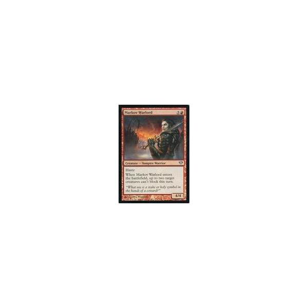 商品名：中古マジックザギャザリング 97/158[U]：【DKA】【FOIL】Markov Warlord/マルコフの大将軍マジックザギャザリング/英語版FOIL/U/赤/Dark Ascension(闇の隆盛)分類：赤/レア度：Uシリーズ...