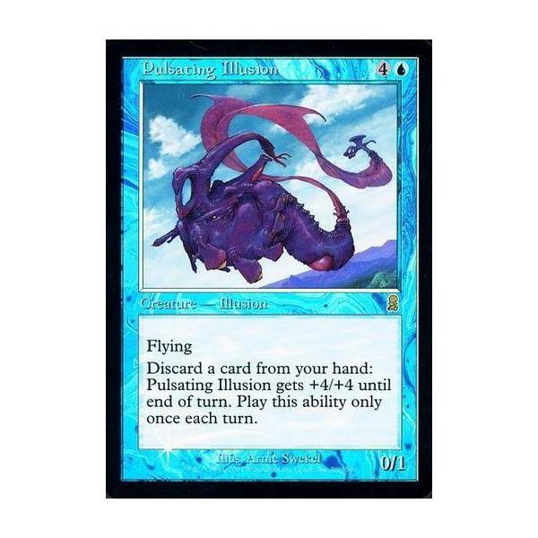 商品名：中古マジックザギャザリング 96/350[U]：【ODY】【FOIL】Pulsating Illusion/脈動する幻影マジックザギャザリング/英語版FOIL/U/青/ODYSSEY(オデッセイ)分類：青/レア度：Uシリーズ：ODY...