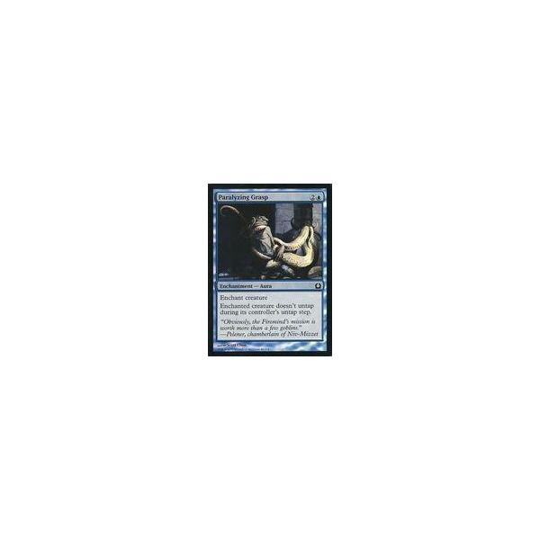 商品名：中古マジックザギャザリング [C]：【FOIL】Paralyzing Grasp/麻痺の掌握マジックザギャザリング/英語版FOIL/ラヴニカへの回帰/青分類：青/レア度：C分類：青/レア度：C