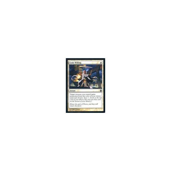 商品名：中古マジックザギャザリング [C]：【FOIL】Gods Willing/神々の思し召しマジックザギャザリング/英語版FOIL/C/テーロス/白分類：白/レア度：C分類：白/レア度：C