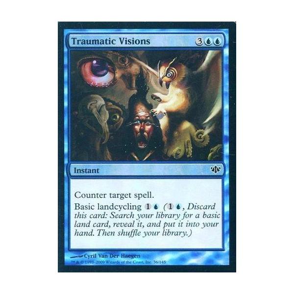商品名：中古マジックザギャザリング 36/145[C]：【CON】【FOIL】Traumatic Visions/衝撃的な幻視マジックザギャザリング/英語版FOIL/C/青/コンフラックス分類：青/レア度：Cシリーズ：コンフラックス商品解説...
