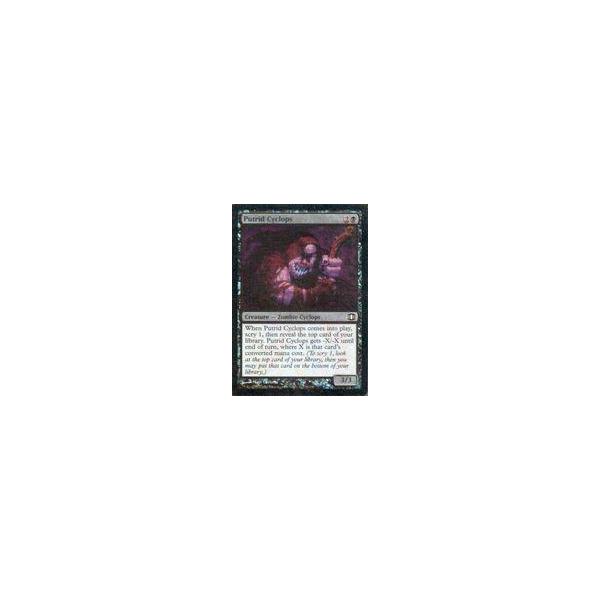 商品名：中古マジックザギャザリング 75/180[C]：【FUT】【FOIL】Putrid Cyclops/朽ちゆくサイクロプスマジックザギャザリング/英語版FOIL/C/黒/未来予知分類：黒/レア度：Cシリーズ：未来予知商品解説■「マジッ...