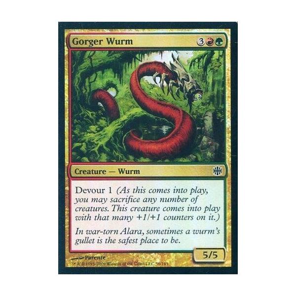 商品名：中古マジックザギャザリング 56/145[C]：【ARB】【FOIL】Gorger Wurm/喰らうワームマジックザギャザリング/英語版FOIL/C/マルチカラー/アラーラ再誕分類：マルチカラー/レア度：Cシリーズ：アラーラ再誕商品...