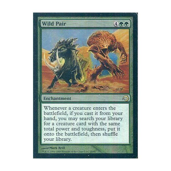 商品名：中古マジックザギャザリング 30/41[R]：【H09】【FOIL】Wild Pair/野生のつがいマジックザギャザリング/英語版FOIL/R/緑/Premium Deck Series： SLIVERS分類：緑/レア度：Rシリーズ...