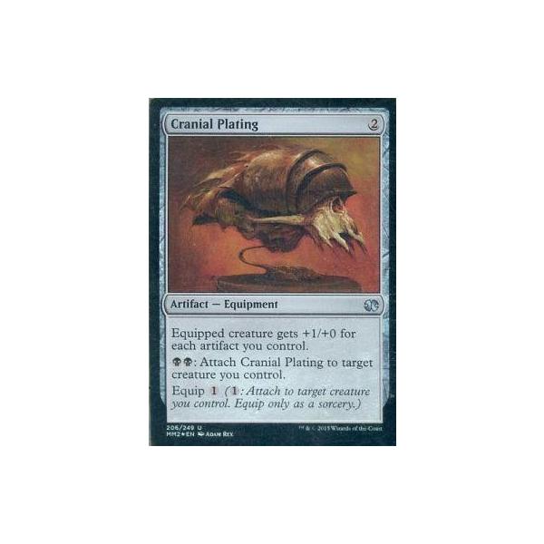 商品名：中古マジックザギャザリング 206/249[U]：【MM2】【FOIL】Cranial Plating/頭蓋囲いマジックザギャザリング/英語版FOIL/U/アーティファクト/モダンマスターズ 2015分類：アーティファクト/レア度：...