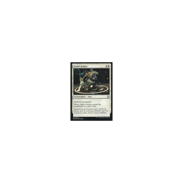 商品名：中古マジックザギャザリング 010/249[U]：【EMA】【FOIL】Faith’s Fetters/信仰の足枷マジックザギャザリング/英語版FOIL/U/白/エターナルマスターズ分類：白/レア度：Uシリーズ：エターナルマスターズ...