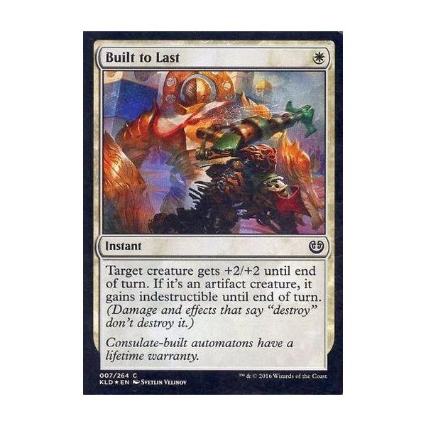 商品名：中古マジックザギャザリング [C]：【FOIL】Built to Last/永存確約マジックザギャザリング/英語版FOIL/C/カラデシュ/白分類：白/レア度：C分類：白/レア度：C