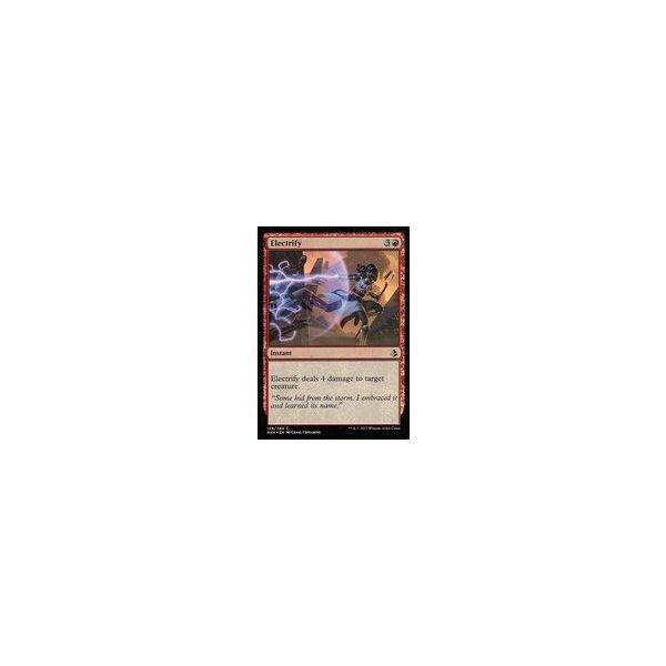 商品名：中古マジックザギャザリング [C]：【FOIL】Electrify/感電マジックザギャザリング/英語版FOIL/C/アモンケット/赤分類：赤/レア度：C分類：赤/レア度：C