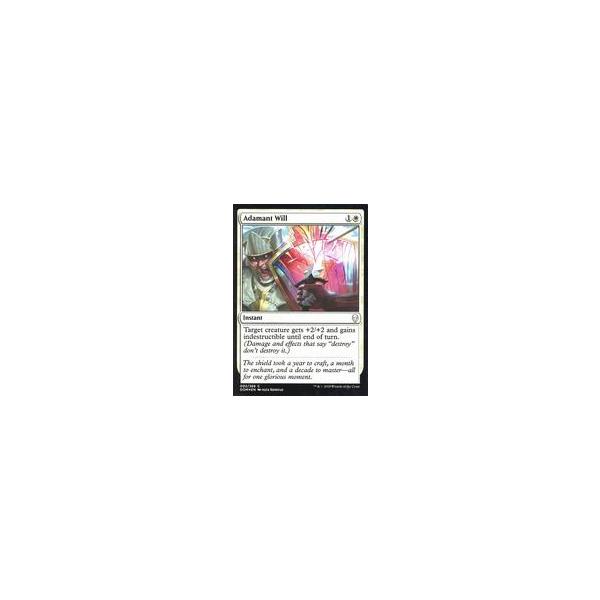 商品名：中古マジックザギャザリング [C]：【FOIL】Adamant Will/不屈の意志マジックザギャザリング/英語版FOIL/C/ドミナリア/白分類：白/レア度：C分類：白/レア度：C