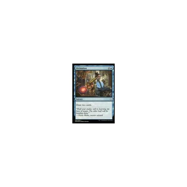 商品名：中古マジックザギャザリング [C]：【FOIL】Divination/予言マジックザギャザリング/英語版FOIL/C/ドミナリア/青分類：青/レア度：C分類：青/レア度：C