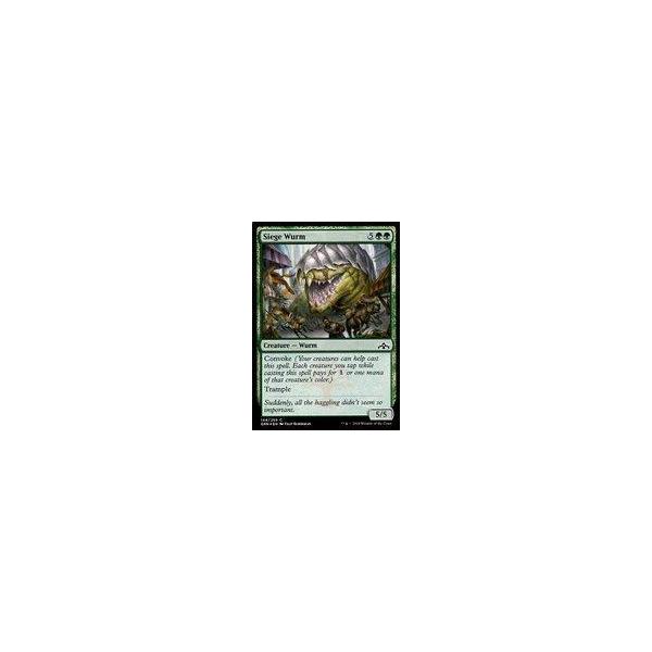 商品名：中古マジックザギャザリング [C]：【FOIL】Siege Wurm/包囲ワームマジックザギャザリング/英語版FOIL/C/ラヴニカのギルド/緑分類：緑/レア度：C分類：緑/レア度：C