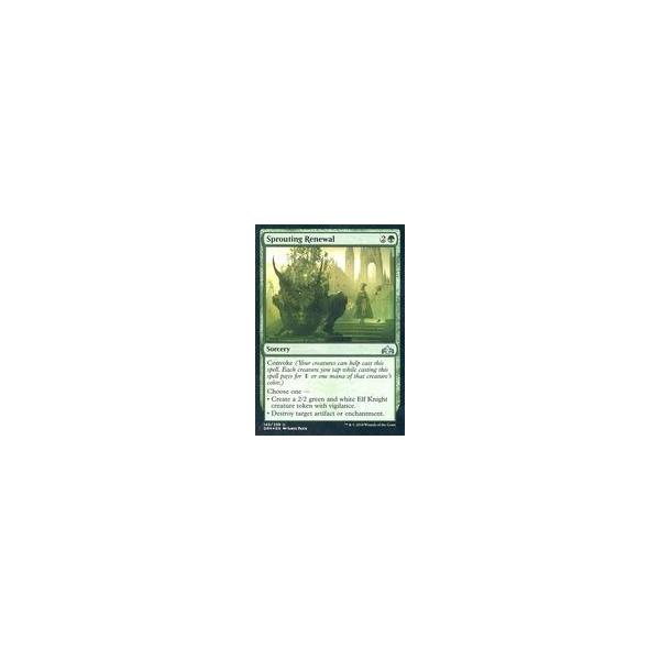 商品名：中古マジックザギャザリング [UC]：【FOIL】Sprouting Renewal/芽吹く更生マジックザギャザリング/英語版FOIL/UC/ラヴニカのギルド/緑分類：緑/レア度：UC分類：緑/レア度：UC