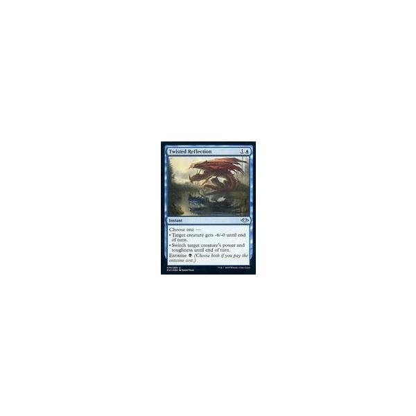 商品名：中古マジックザギャザリング 074/254[U]：【MH1】【FOIL】Twisted Reflection/よじれた反射マジックザギャザリング/英語版FOIL/U/青/モダンホライゾン分類：青/レア度：Uシリーズ：モダンホライゾン...