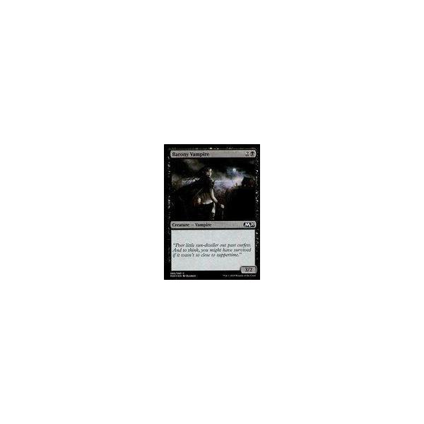 商品名：中古マジックザギャザリング [C]：【FOIL】Barony Vampire/男爵領の吸血鬼マジックザギャザリング/英語版FOIL/C/基本セット2020/黒分類：黒/レア度：C分類：黒/レア度：C