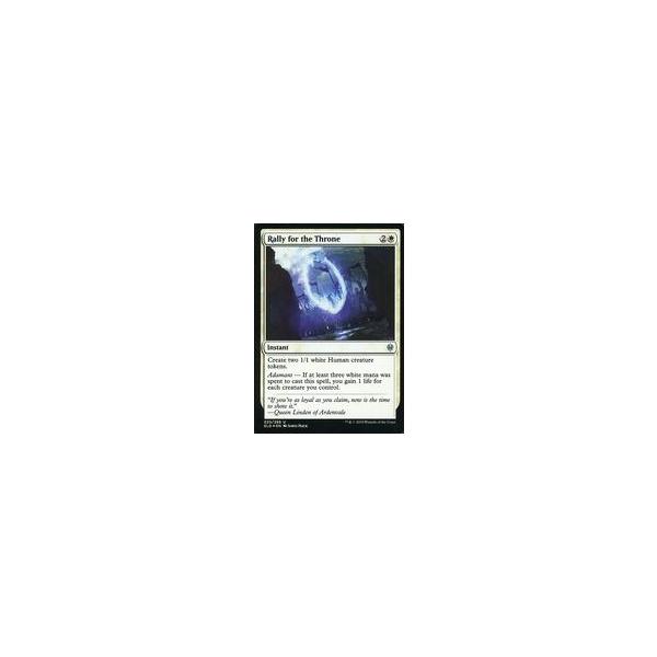 商品名：中古マジックザギャザリング [UC]：【FOIL】Rally for the Throne/王権のための結集マジックザギャザリング/英語版FOIL/UC/エルドレインの王権/白分類：白/レア度：UC分類：白/レア度：UC