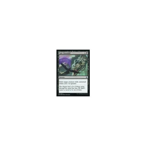 商品名：中古マジックザギャザリング [UC]：【FOIL】Epic Downfall/壮大な破滅マジックザギャザリング/英語版FOIL/UC/エルドレインの王権/黒分類：黒/レア度：UC分類：黒/レア度：UC