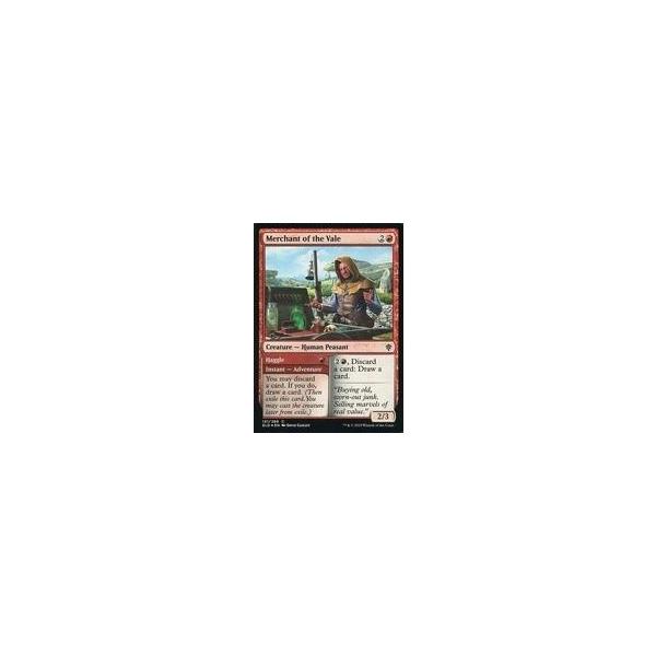 商品名：中古マジックザギャザリング [C]：【FOIL】Merchant of the Vale/Haggle/谷の商人マジックザギャザリング/英語版FOIL/C/エルドレインの王権/赤分類：赤/レア度：C分類：赤/レア度：C