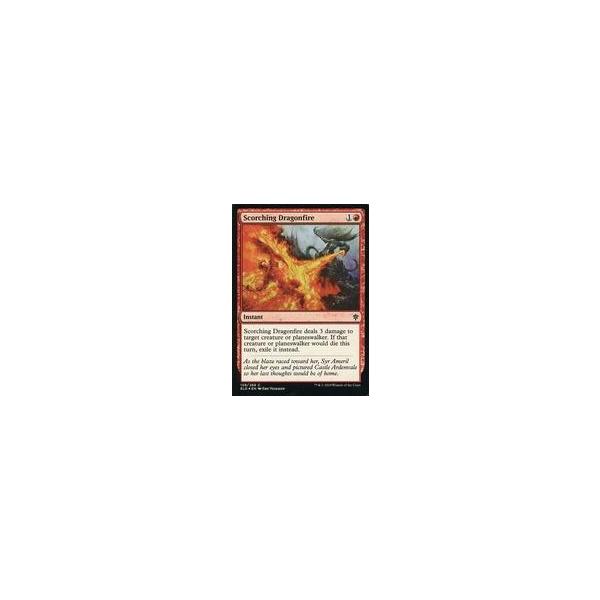 商品名：中古マジックザギャザリング [C]：【FOIL】Scorching Dragonfire/焦熱の竜火マジックザギャザリング/英語版FOIL/C/エルドレインの王権/赤分類：赤/レア度：C分類：赤/レア度：C