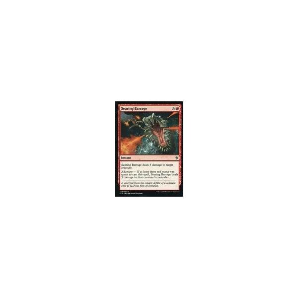 商品名：中古マジックザギャザリング [C]：【FOIL】Searing Barrage/焼尽の連射マジックザギャザリング/英語版FOIL/C/エルドレインの王権/赤分類：赤/レア度：C分類：赤/レア度：C