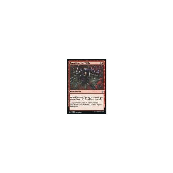 商品名：中古マジックザギャザリング [UC]：【FOIL】Ferocity of the Wilds/僻境の暴虐マジックザギャザリング/英語版FOIL/UC/エルドレインの王権/赤分類：赤/レア度：UC分類：赤/レア度：UC