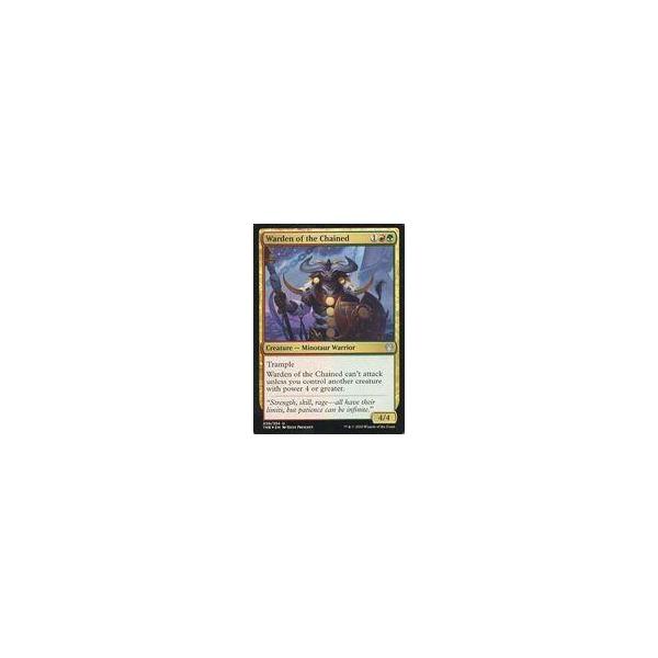 商品名：中古マジックザギャザリング [UC] ： 【FOIL】Warden of the Chained/繋がれた者の番人マジックザギャザリング/英語版FOIL/UC/テーロス還魂記/マルチカラー分類：マルチカラー/レア度：UC