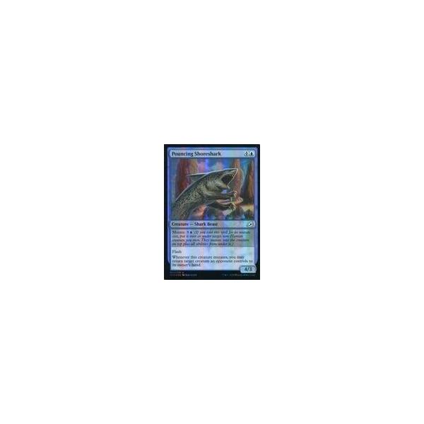 商品名：中古マジックザギャザリング [UC]：【FOIL】Pouncing Shoreshark/飛びかかる岸鮫マジックザギャザリング/英語版FOIL/UC/青/イコリア：巨獣の棲処分類：青/レア度：UC