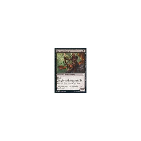 商品名：中古マジックザギャザリング [C]：【FOIL】Lurking Deadeye/隠れ潜む名射手マジックザギャザリング/英語版FOIL/C/黒/イコリア：巨獣の棲処分類：黒/レア度：C