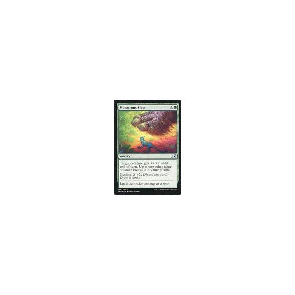 商品名：中古マジックザギャザリング [UC]：【FOIL】Monstrous Step/巨怪な一歩マジックザギャザリング/英語版FOIL/UC/緑/イコリア：巨獣の棲処分類：緑/レア度：UC