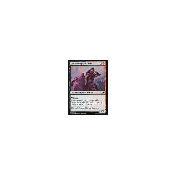 商品名：中古マジックザギャザリング [UC]：【FOIL】Sonorous Howlbonder/堂々たる咆哮眷者マジックザギャザリング/英語版FOIL/UC/ハイブリッド/イコリア：巨獣の棲処分類：ハイブリッド/レア度：UC