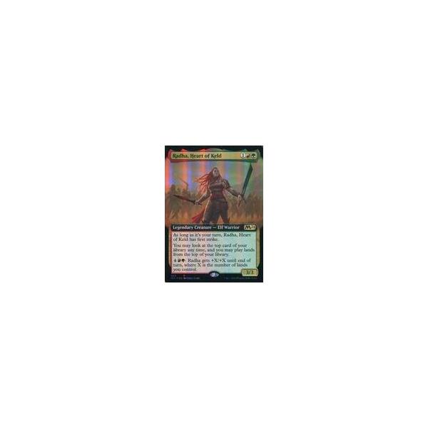 商品名：中古マジックザギャザリング 380[R]：【M21】【FOIL】【拡張アート版】Radha  Heart of Keld/ケルドの心胆、ラーダマジックザギャザリング/英語版FOIL/R/マルチカラー/基本セット2021 コレクターブ...