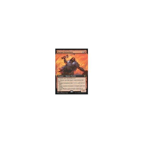 商品名：中古マジックザギャザリング 347[R]：【FOIL】Kargan Intimidator/カルガの威嚇者(拡張アート版)マジックザギャザリング/英語版FOIL/R/ゼンディカーの夜明け コレクター・ブースター分類：赤/レア度：Rシ...