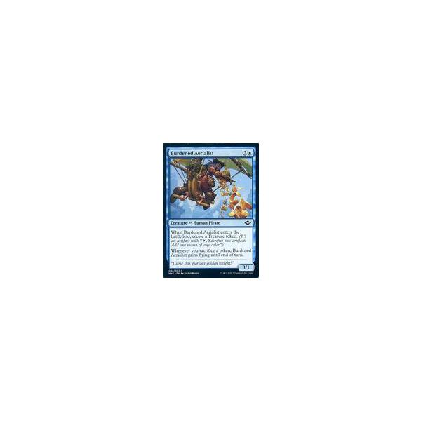 商品名：中古マジックザギャザリング 038/303[C]：【MH2】【FOIL】Burdened Aerialist/積み過ぎた空中要員マジックザギャザリング/英語版FOIL/C/青/モダンホライゾン2分類：青/レア度：Cシリーズ：モダンホ...