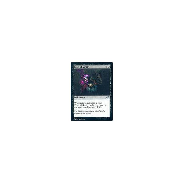 商品名：中古マジックザギャザリング 084/303[U]：【MH2】【FOIL】Feast of Sanity/正気の晩餐マジックザギャザリング/英語版FOIL/U/黒/モダンホライゾン2分類：黒/レア度：Uシリーズ：モダンホライゾン2商品...