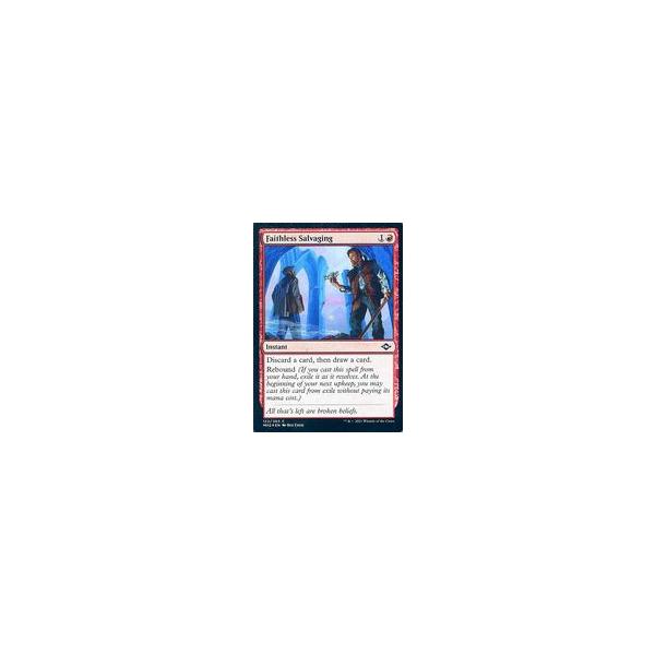 商品名：中古マジックザギャザリング 122/303[C]：【MH2】【FOIL】Faithless Salvaging/信仰無き回収マジックザギャザリング/英語版FOIL/C/赤/モダンホライゾン2分類：赤/レア度：Cシリーズ：モダンホライ...