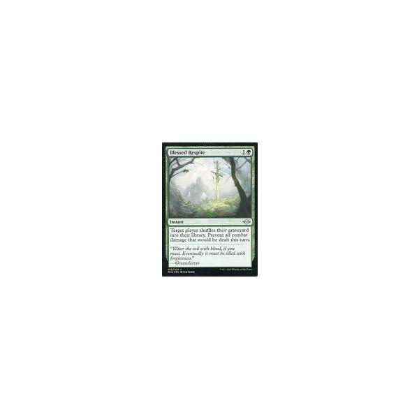 商品名：中古マジックザギャザリング 150/303[U]：【MH2】【FOIL】Blessed Respite/幸いなる休止マジックザギャザリング/英語版FOIL/U/緑/モダンホライゾン2分類：緑/レア度：Uシリーズ：モダンホライゾン2商...