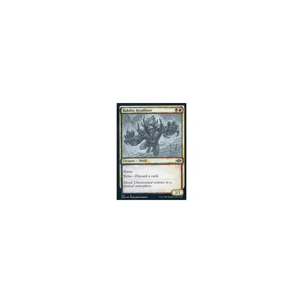 商品名：中古マジックザギャザリング 374[U]：【MH2】【FOIL】【スケッチ版】Rakdos Headliner/ラクドスの首狩りマジックザギャザリング/英語版FOIL/U/マルチカラー/モダンホライゾン2分類：マルチカラー/レア度：...