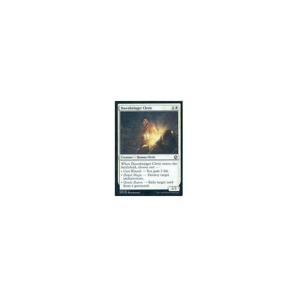 商品名：中古マジックザギャザリング 009/281[C]：【AFR】【FOIL】Dawnbringer Cleric/黎明運びのクレリックマジックザギャザリング/英語版FOIL/C/白/フォーゴトン・レルム探訪分類：白/レア度：Cシリーズ：...