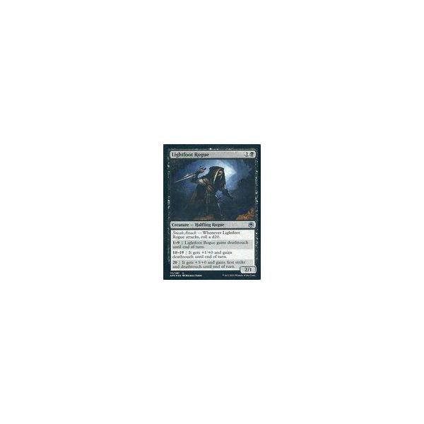 商品名：中古マジックザギャザリング 111/281[U]：【AFR】【FOIL】Lightfoot Rogue/足早のローグマジックザギャザリング/英語版FOIL/U/黒/フォーゴトン・レルム探訪分類：黒/レア度：Uシリーズ：フォーゴトン・...