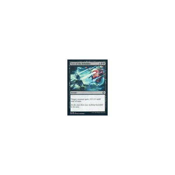 商品名：中古マジックザギャザリング 101/281[C]：【AFR】【FOIL】Eyes of the Beholder/ビホルダーの眼マジックザギャザリング/英語版FOIL/C/黒/フォーゴトン・レルム探訪分類：黒/レア度：Cシリーズ：フ...