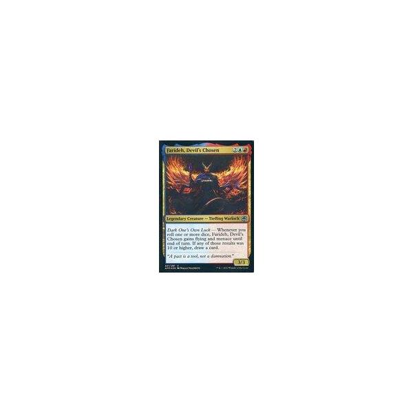 商品名：中古マジックザギャザリング 221/281[U]：【AFR】【FOIL】Farideh  Devil’s Chosen/デヴィルに選ばれし者、ファリダマジックザギャザリング/英語版FOIL/U/マルチカラー/フォーゴトン・レルム探訪...